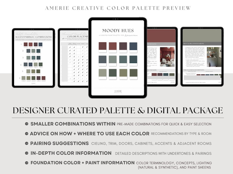 Moody Paint Color Palette Benjamin Moore Paint Palette House Paint ...