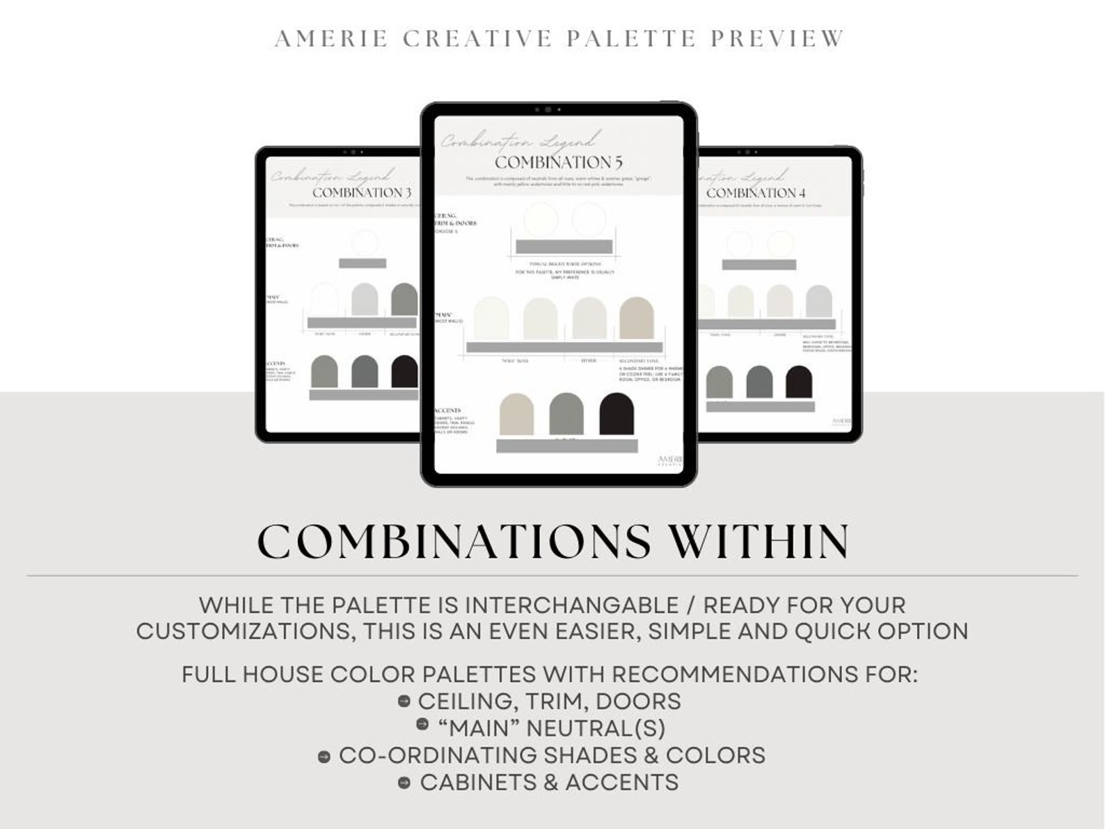 Neutral Paint Color Palette Benjamin Moore Paint Palette Classic Modern ...