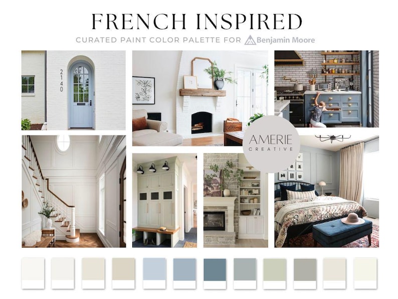 French Home Color Palette Benjamin Moore Paint Color Palette French ...