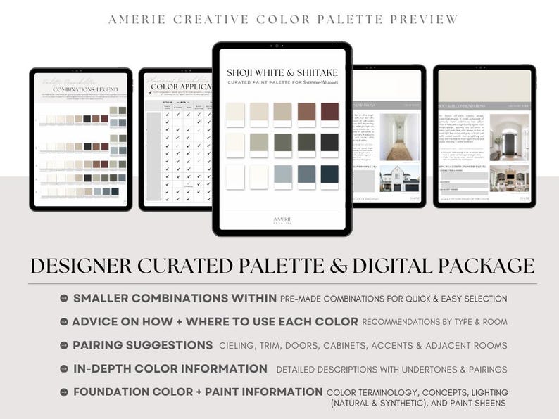 Shoji White Paint Color Palette Shiitake Sherwin Williams Paint Palette ...