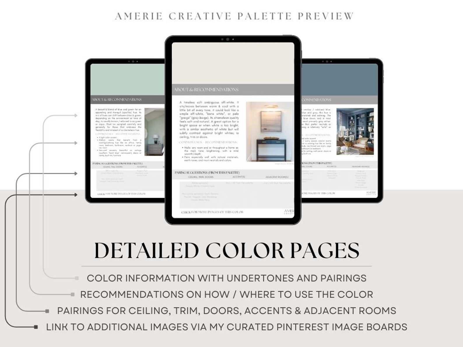Beach House Paint Color Palette Benjamin Moore Paint Palette Lakehouse ...