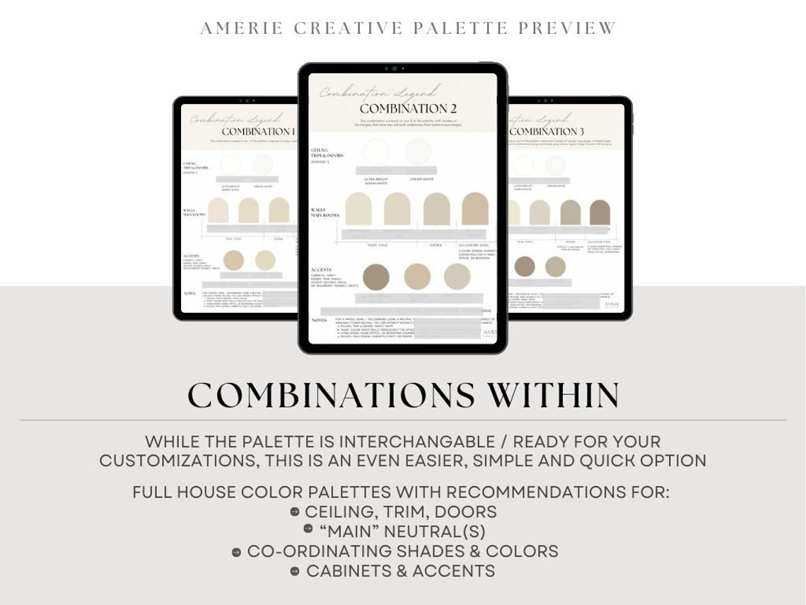 Beige Paint Color Palette Benjamin Moore Paint Palette Beige House ...