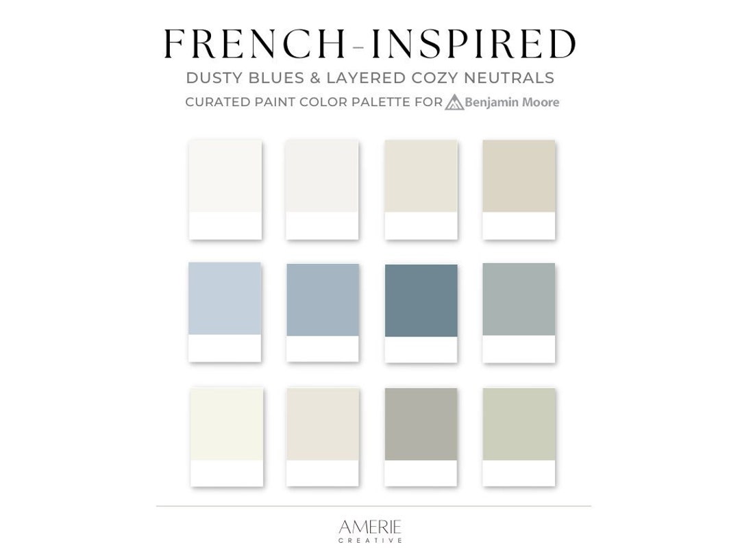 French Home Color Palette Benjamin Moore Paint Color Palette French ...