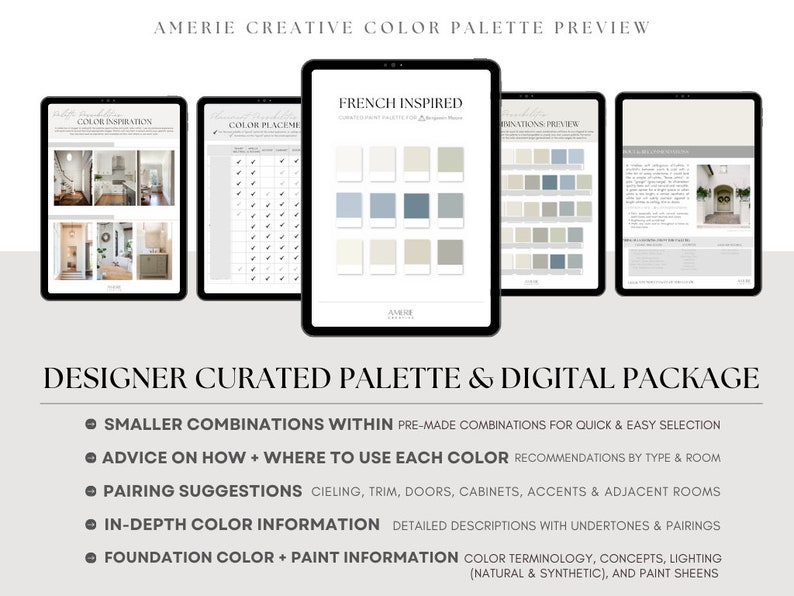 French Home Color Palette Benjamin Moore Paint Color Palette French ...