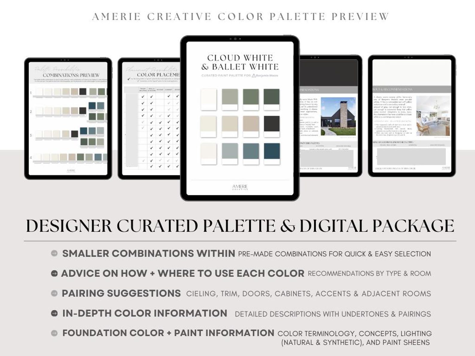 Cloud White Color Palette Benjamin Moore Paint Palette Ballet White ...