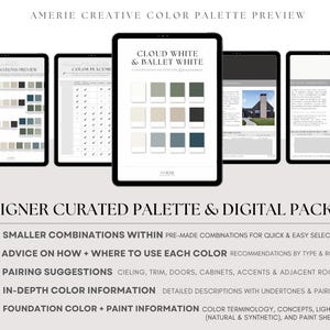 Cloud White Color Palette Benjamin Moore Paint Palette Ballet White ...