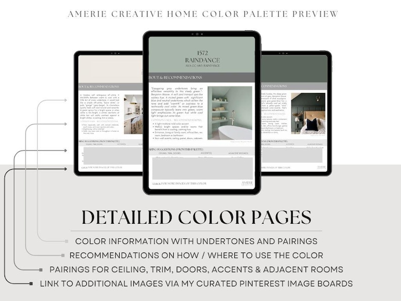 Raindance Benjamin Moore Paint Color Palette Whole House Paint Color ...