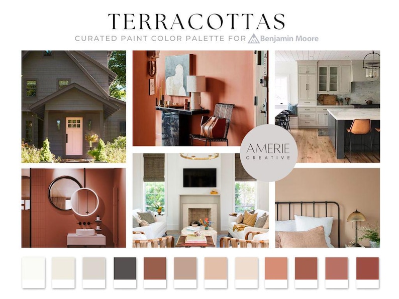Terracotta Paint Color Palette Benjamin Moore Terra Cotta Rust Paint ...