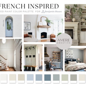 French Home Color Palette Benjamin Moore Paint Color Palette French ...