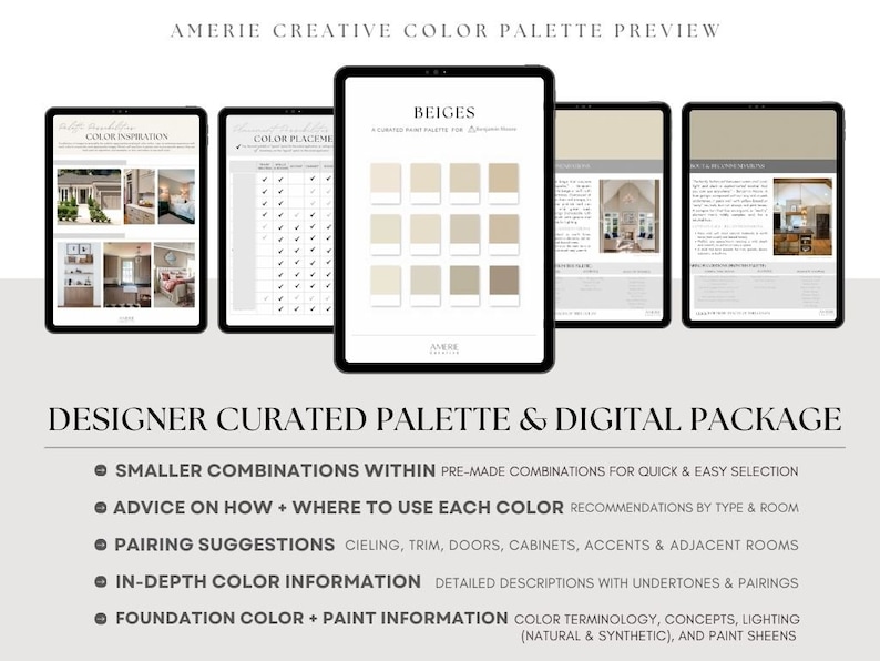 Beige Paint Color Palette Benjamin Moore Paint Palette Beige House ...