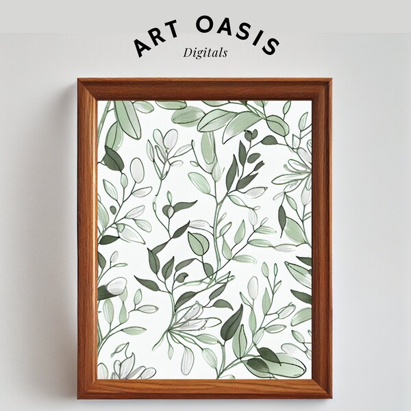 Sage Green Leaves - Etsy