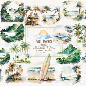 Watercolor Clipart Bundles Lifetime Full Store Access Bonus Wall Art ...