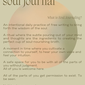 Soul Journal Journal Prompts to Bring You Home to Yourself - Etsy