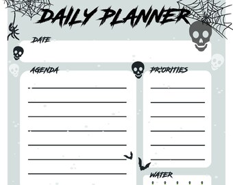 OCTOBER 2022 Calendar, Spooky Halloween Printable Calendar Planner Plan ...