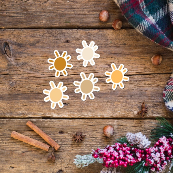 Sun Stickers - Etsy