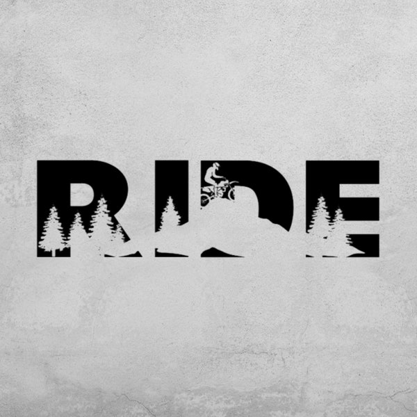 Dirt Bike Decal - Etsy