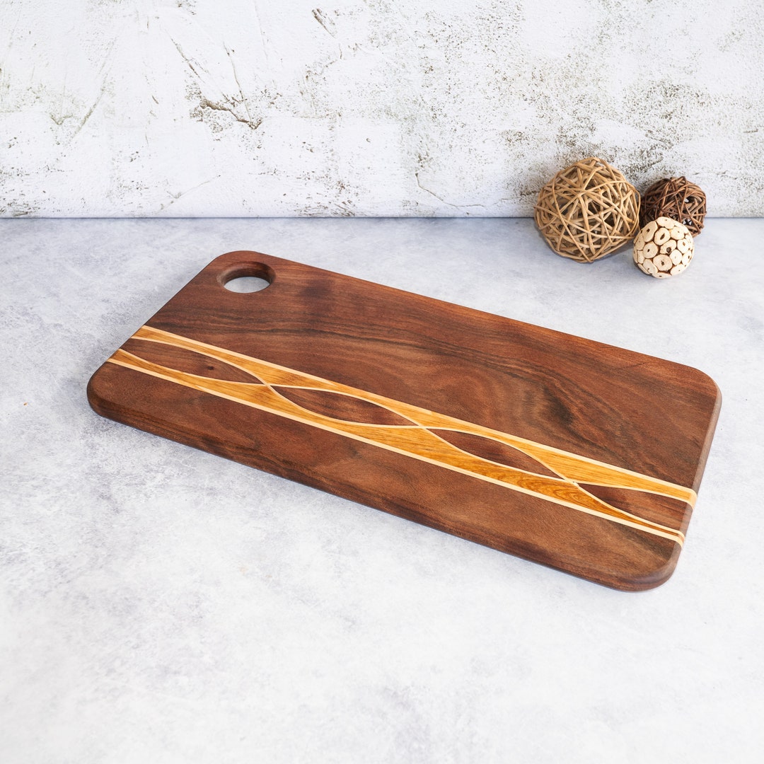 Unusual Brushbox Timber With Double Braided Inlay of Cypress and Pine ...