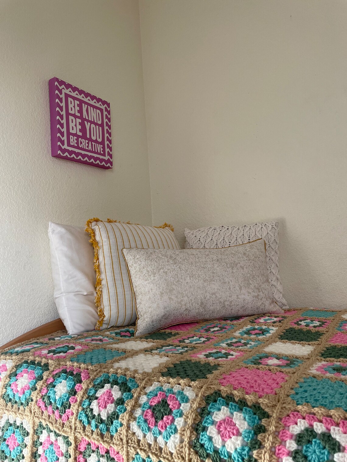 Spring Surprise Crochet Granny Square Blanket - Etsy