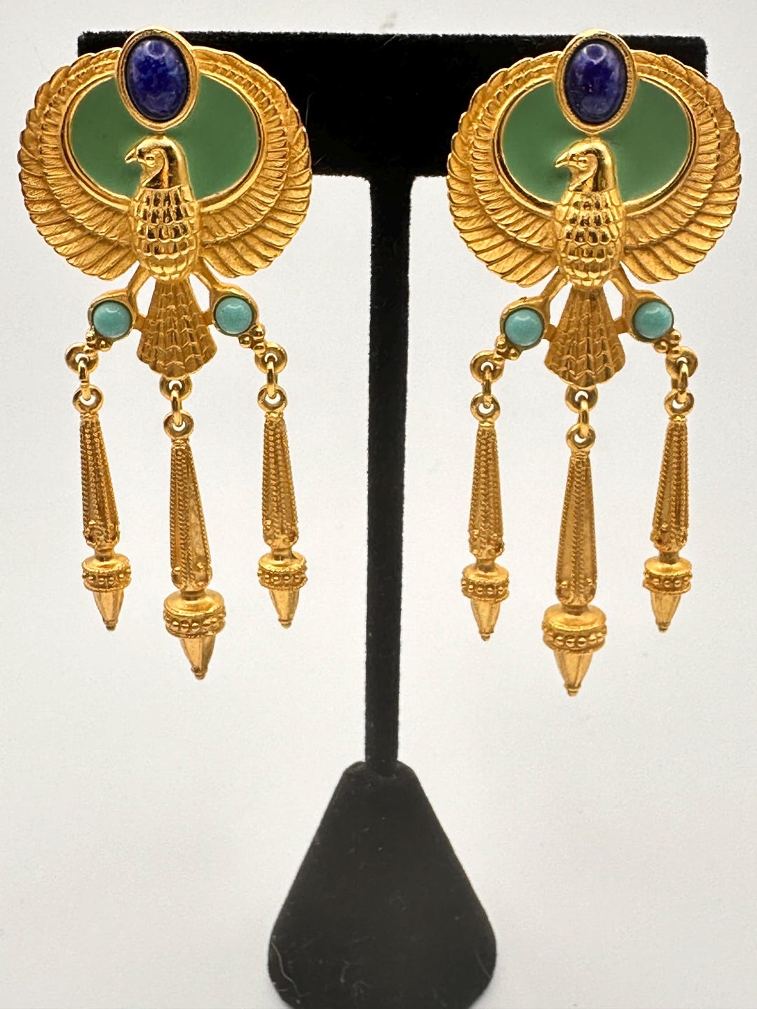 ELIZABETH TAYLOR Egyptian Revival Cleopatra Phoenix Statement Clip ...