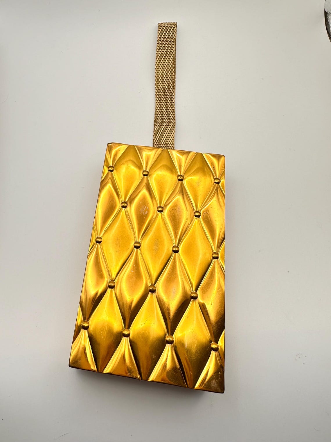 Vintage Gold Evans Carryall Compact,vintage 1940s Gold Evans Minaudiere ...