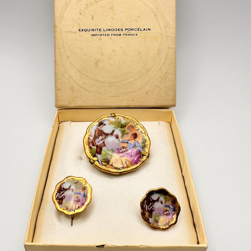 Porcelain Brooch - Etsy