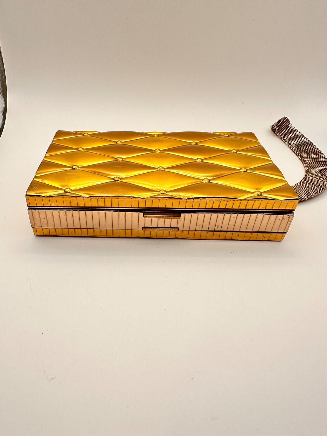 Vintage Gold Evans Carryall Compactvintage 1940s Gold Evans - Etsy