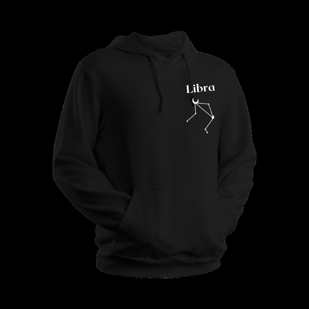 Libra Zodiac Sign Comfy Hoodie Designs - Etsy