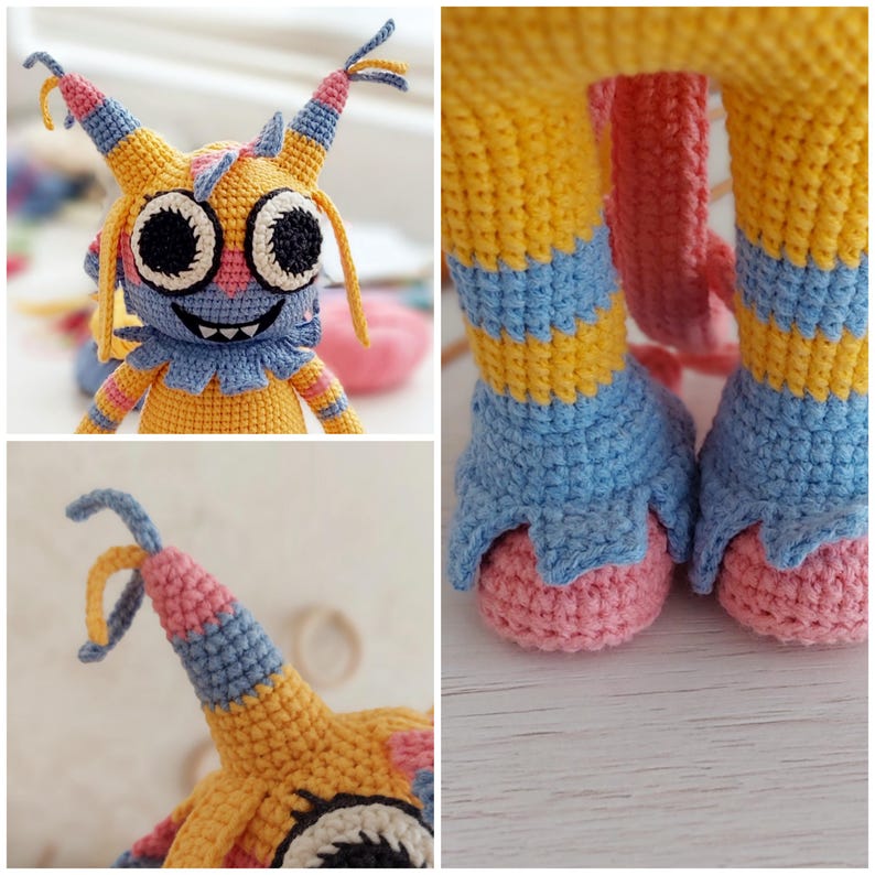 Piñata Amigurumi Crochet Pattern PDF, Cute Colorful Doll, Handmade Gift ...