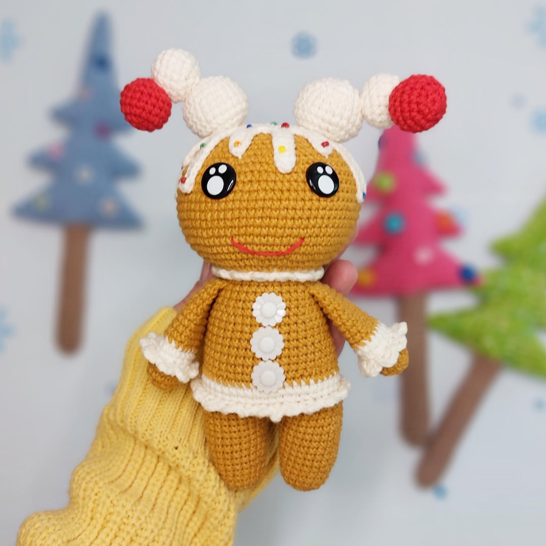 Gingerbread Crochet Pattern, Christmas Crochet Pattern, Crochet ...