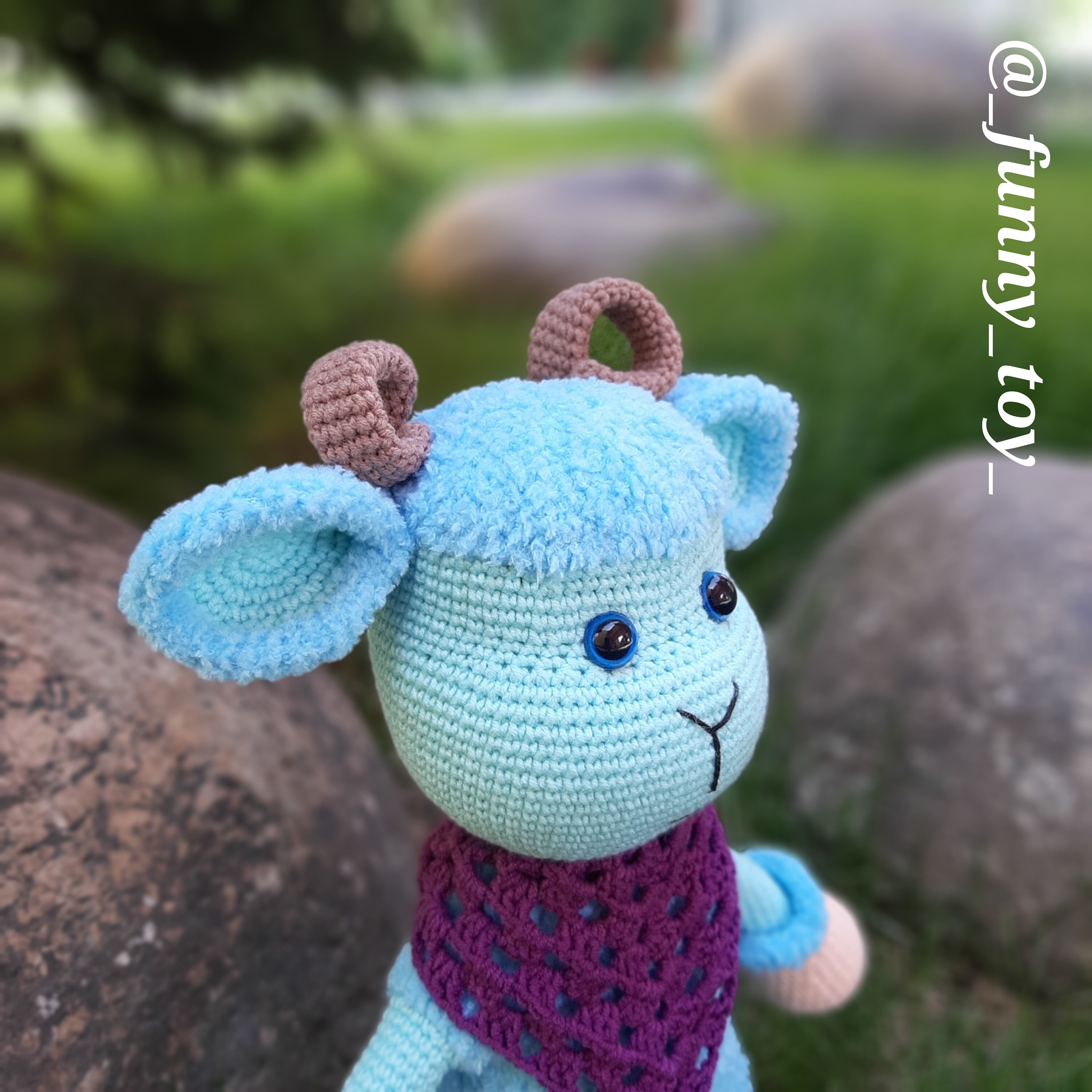 SHEEP + RAM Easter Sheep Crochet Pattern Crochet Ram and Sheep Farm ...