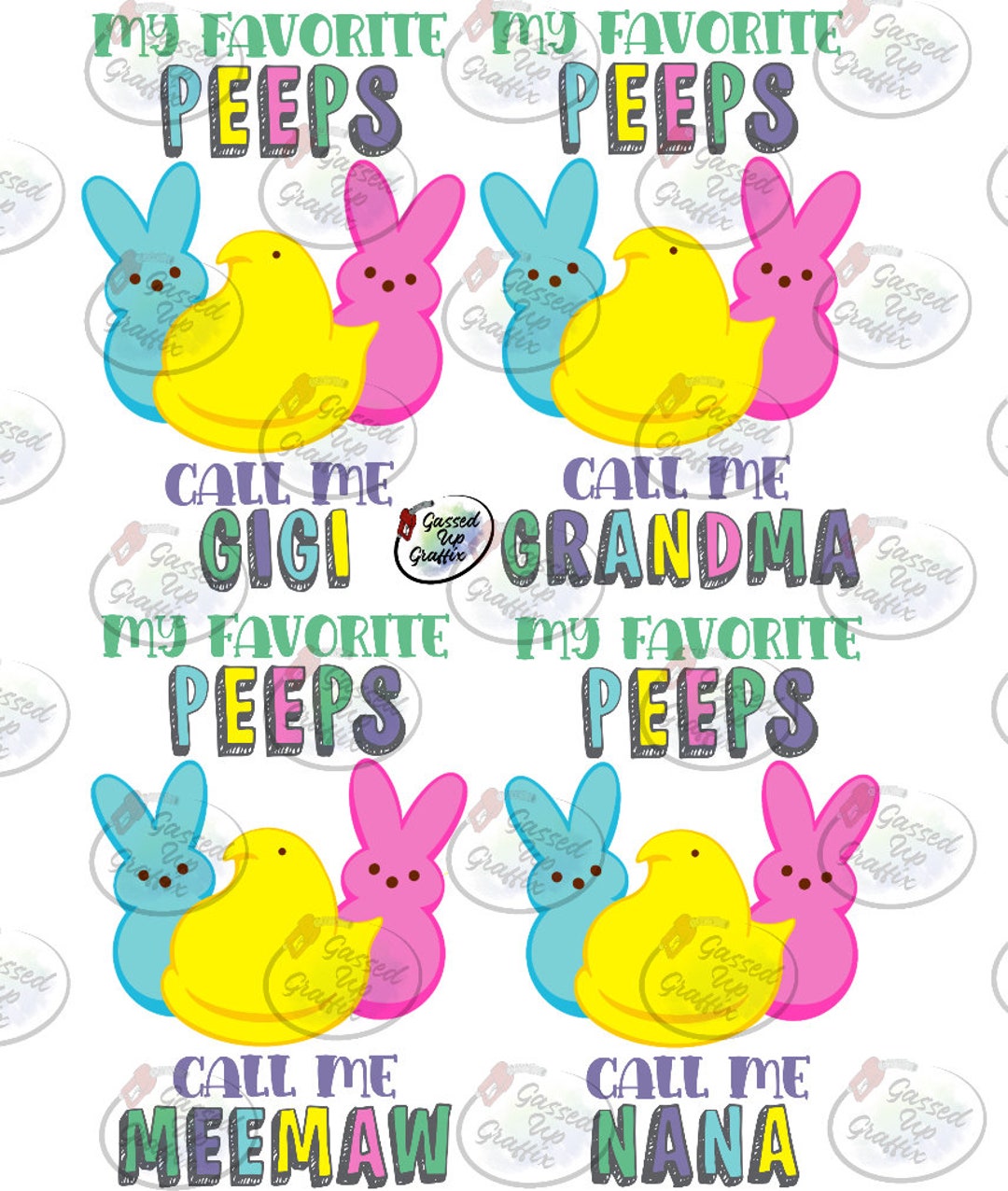 4 My Favorite Peeps Call Me Pngs - Etsy