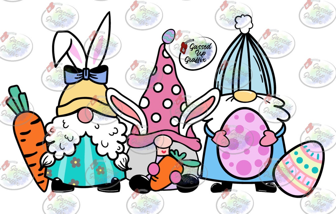 Easter Gnomes PNG - Etsy