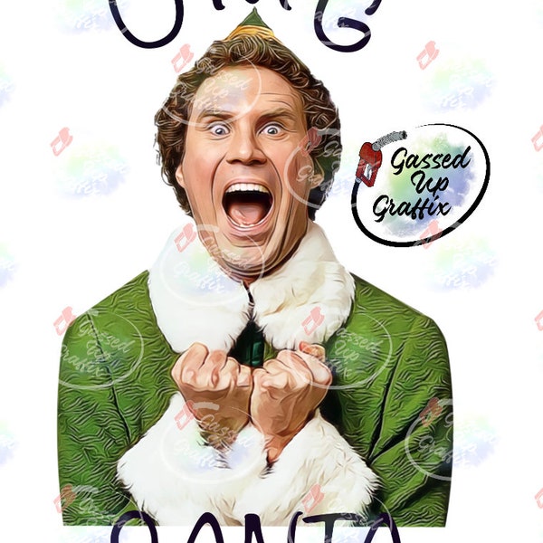 Omg Santa Png - Etsy