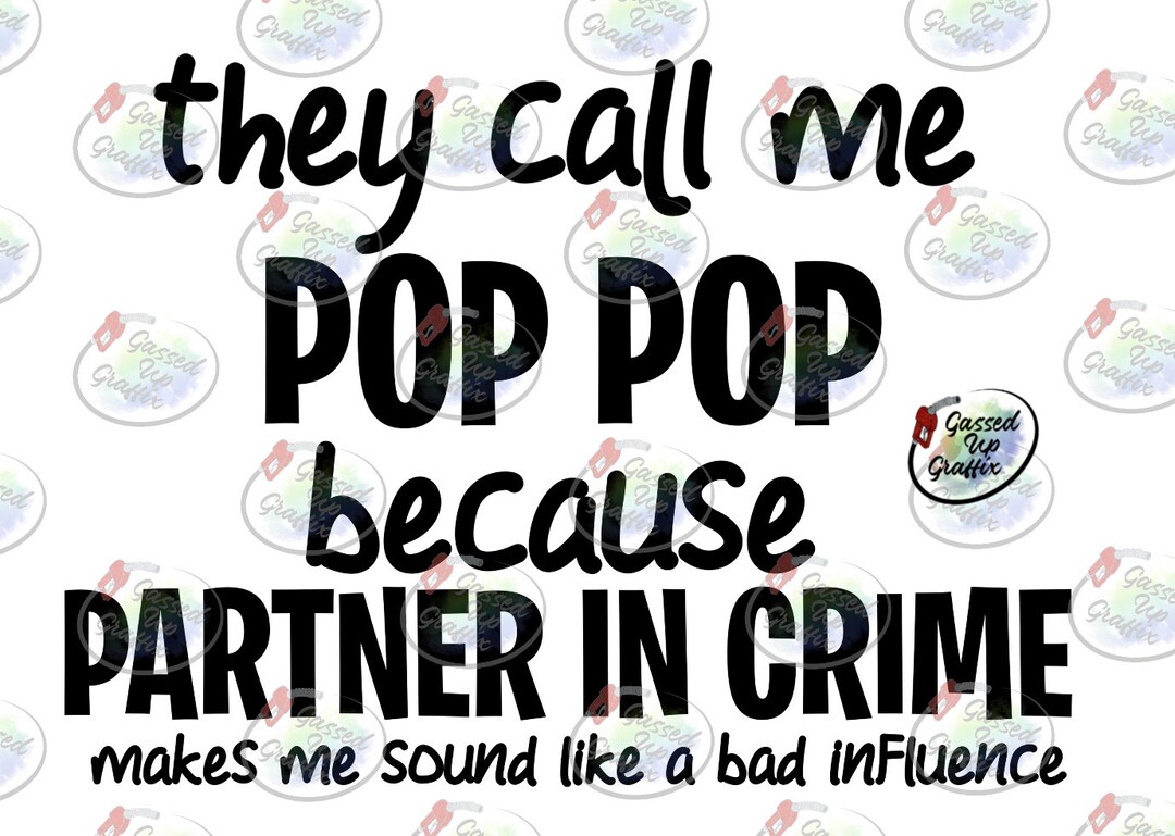 They Call Me Pop Pop SVG & PNG - Etsy