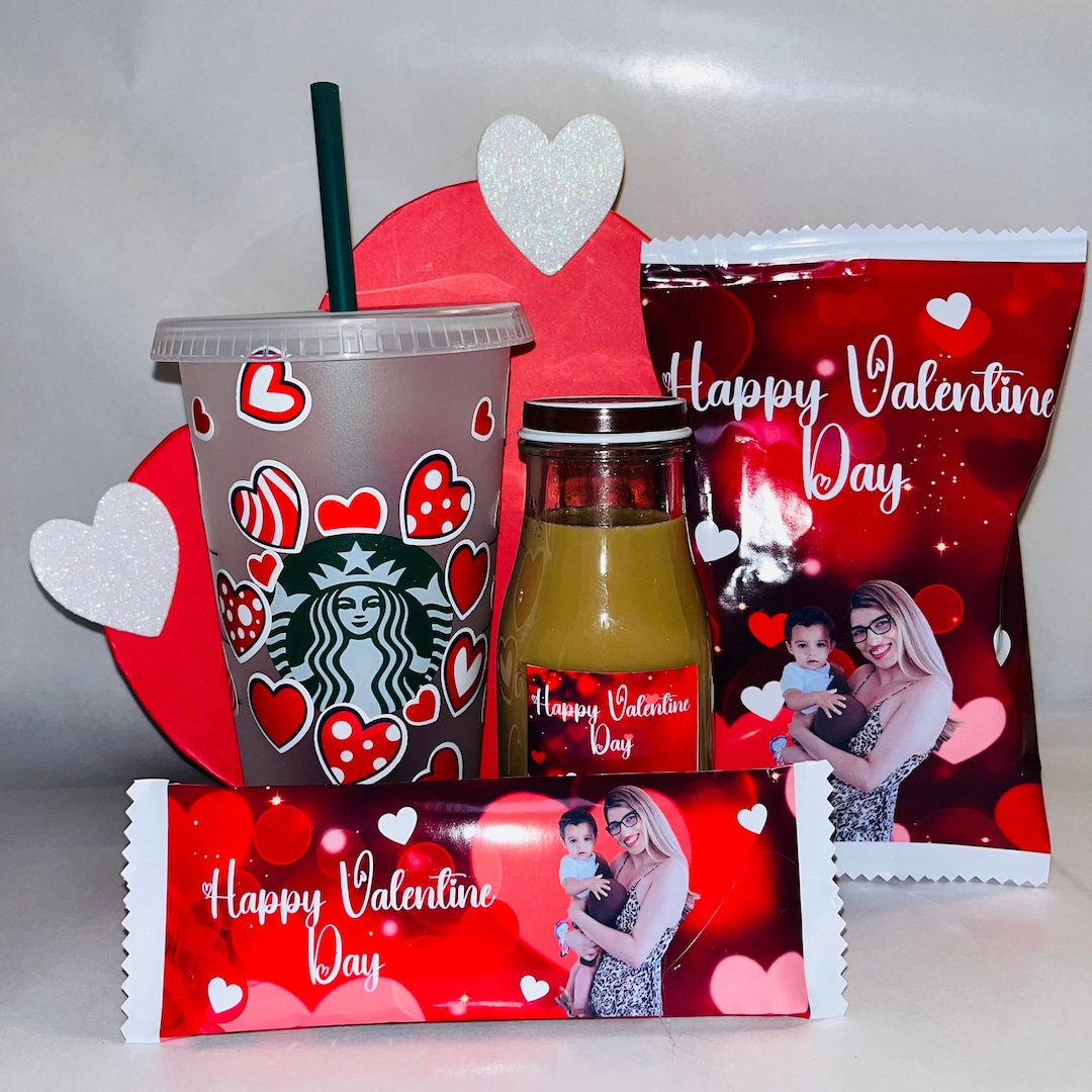 Red Heart Box Custom Snacks Box ,valentines Day Gift , Personalized ...