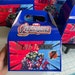 Avengers Marble Gable Boxes With Foil Affect, Treats Box, Party Favors ...