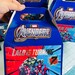 Avengers Marble Gable Boxes With Foil Affect, Treats Box, Party Favors ...