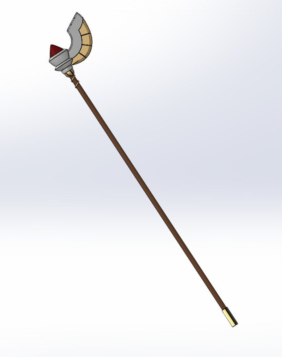 The Owl House Golden Guard Staff 3D Printable Files - Etsy Canada