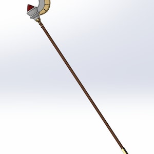 The Owl House - Golden Guard Staff - 3D Printable Files - Etsy