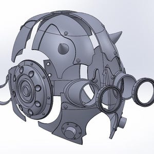 Ghoul Mask | Ghost | 3D Printable Files - Etsy