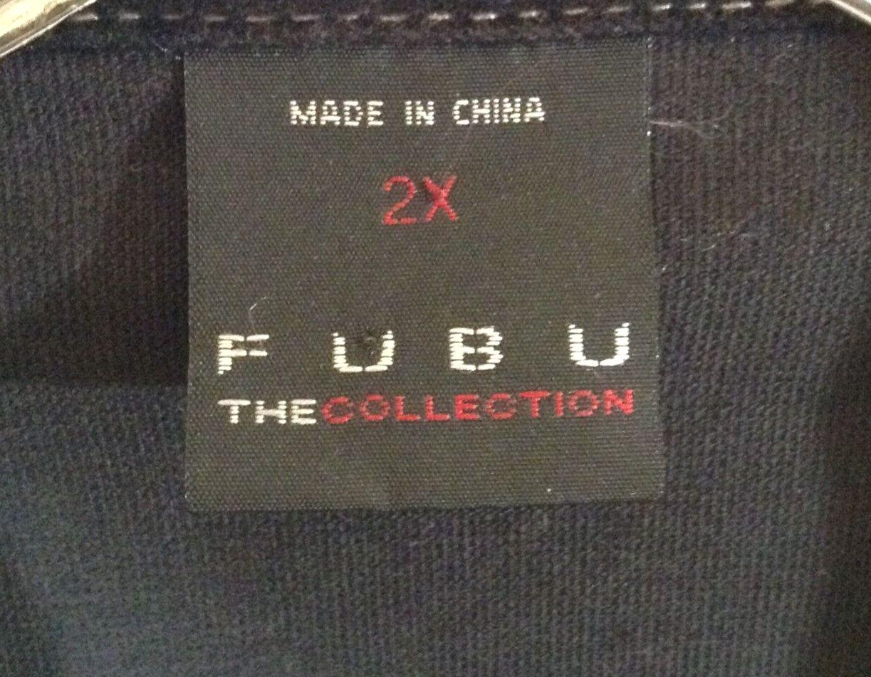 Vintage Y2K Fubu Black Faux Suede Jacket Women Plus Size 2X Cropped ...