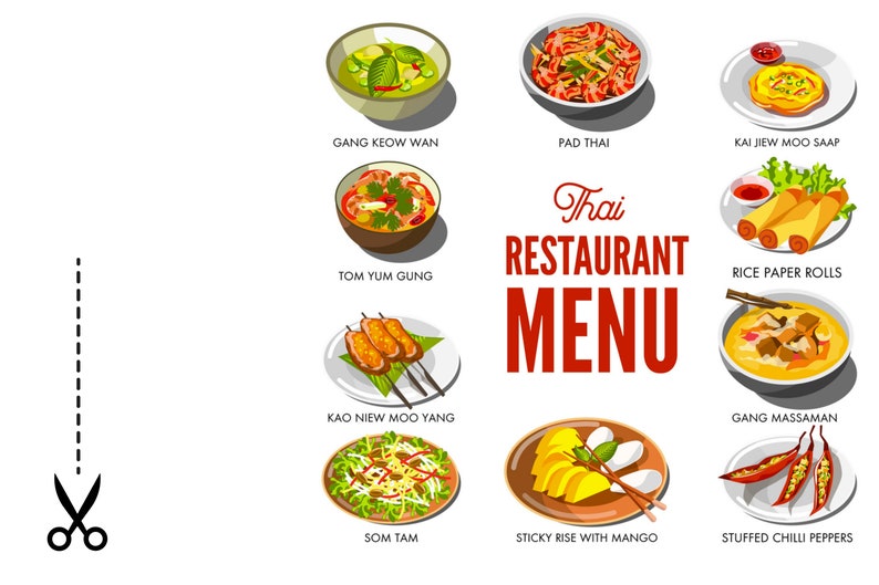 Posters With Specific Names of Food Types in Different Countries ...