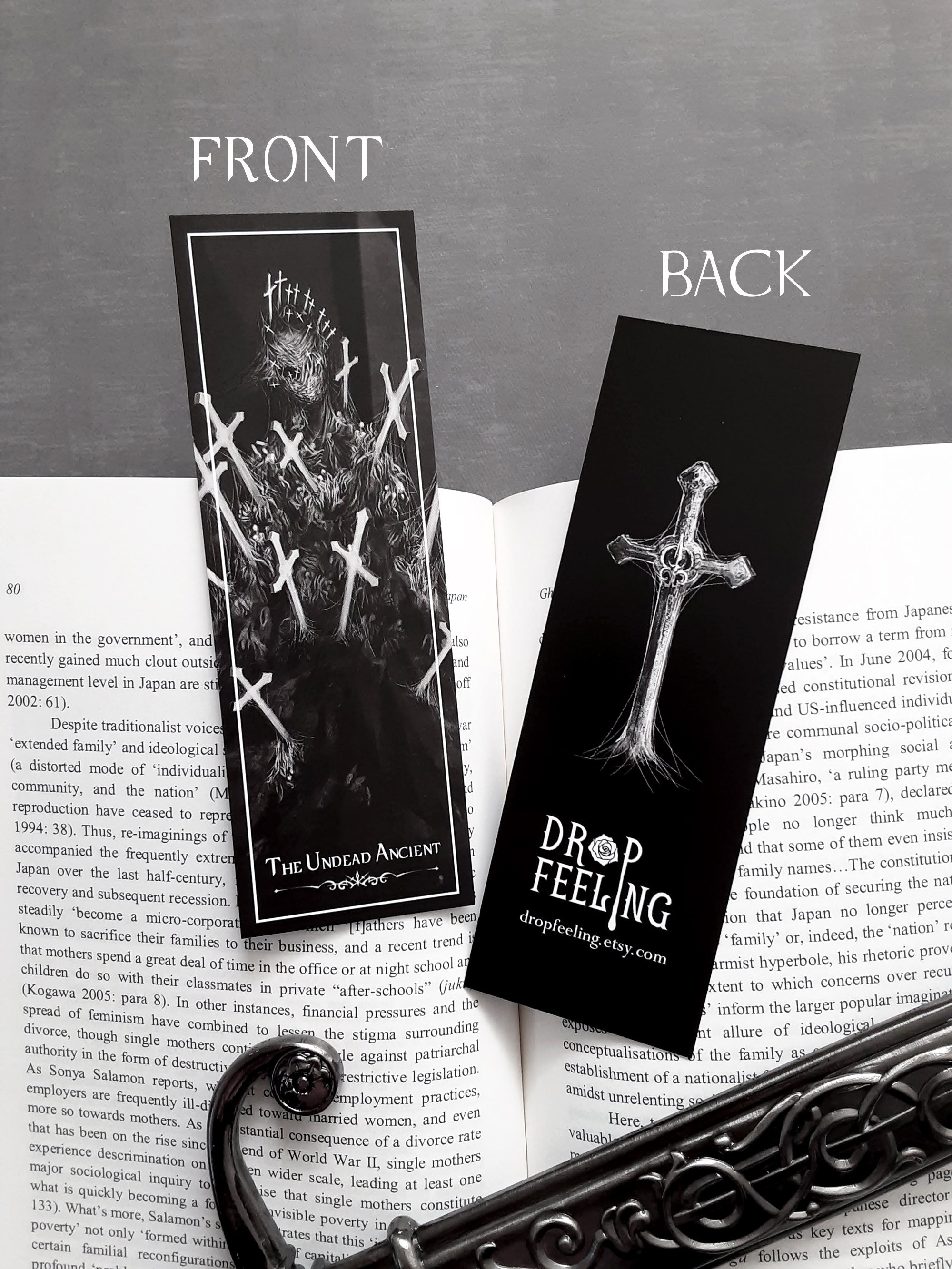 Medieval Dark Fantasy Bookmarks, Creature Art - Etsy
