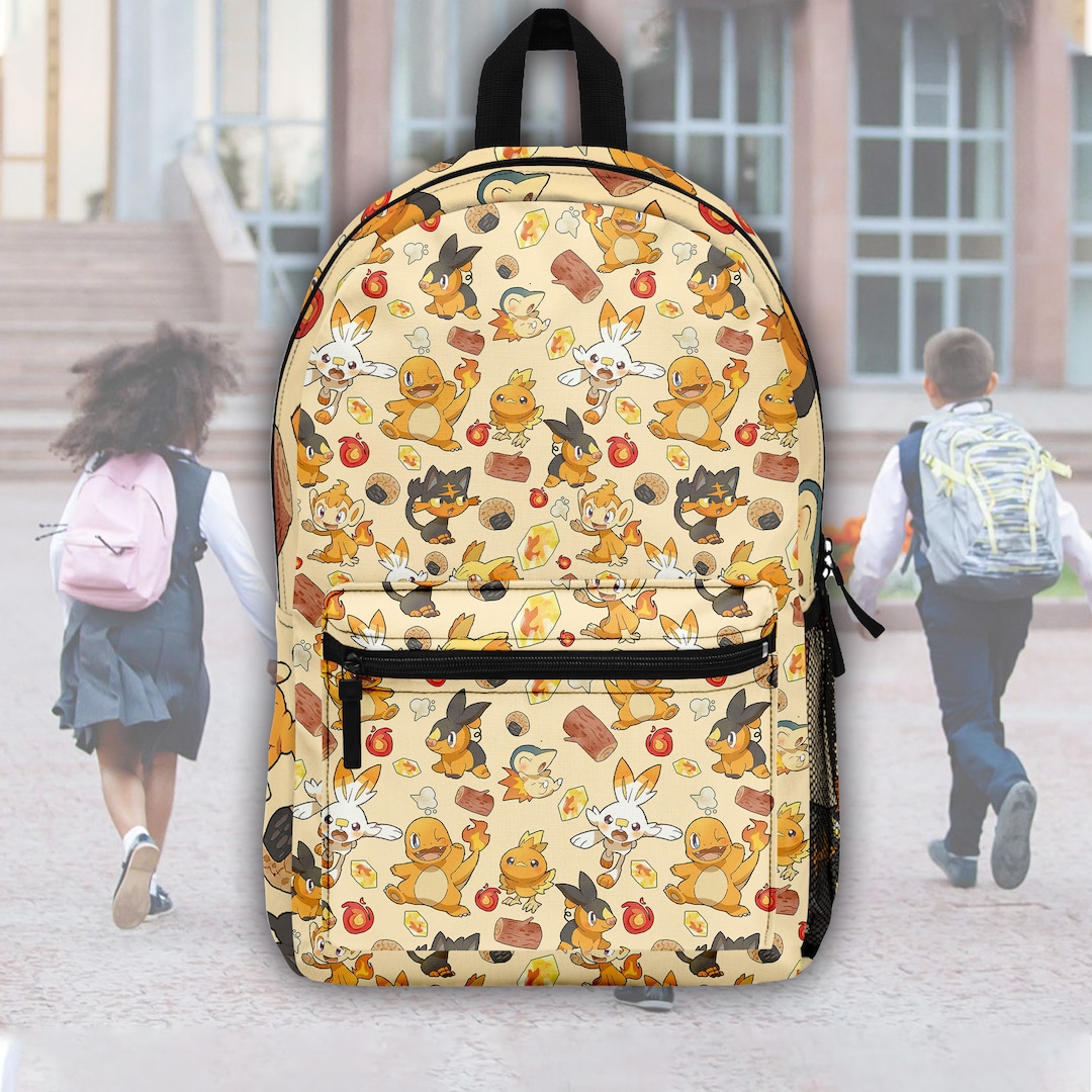 Charmander Charizard Backpack Ninetales Arcanine Backpack Fire Pokeball ...