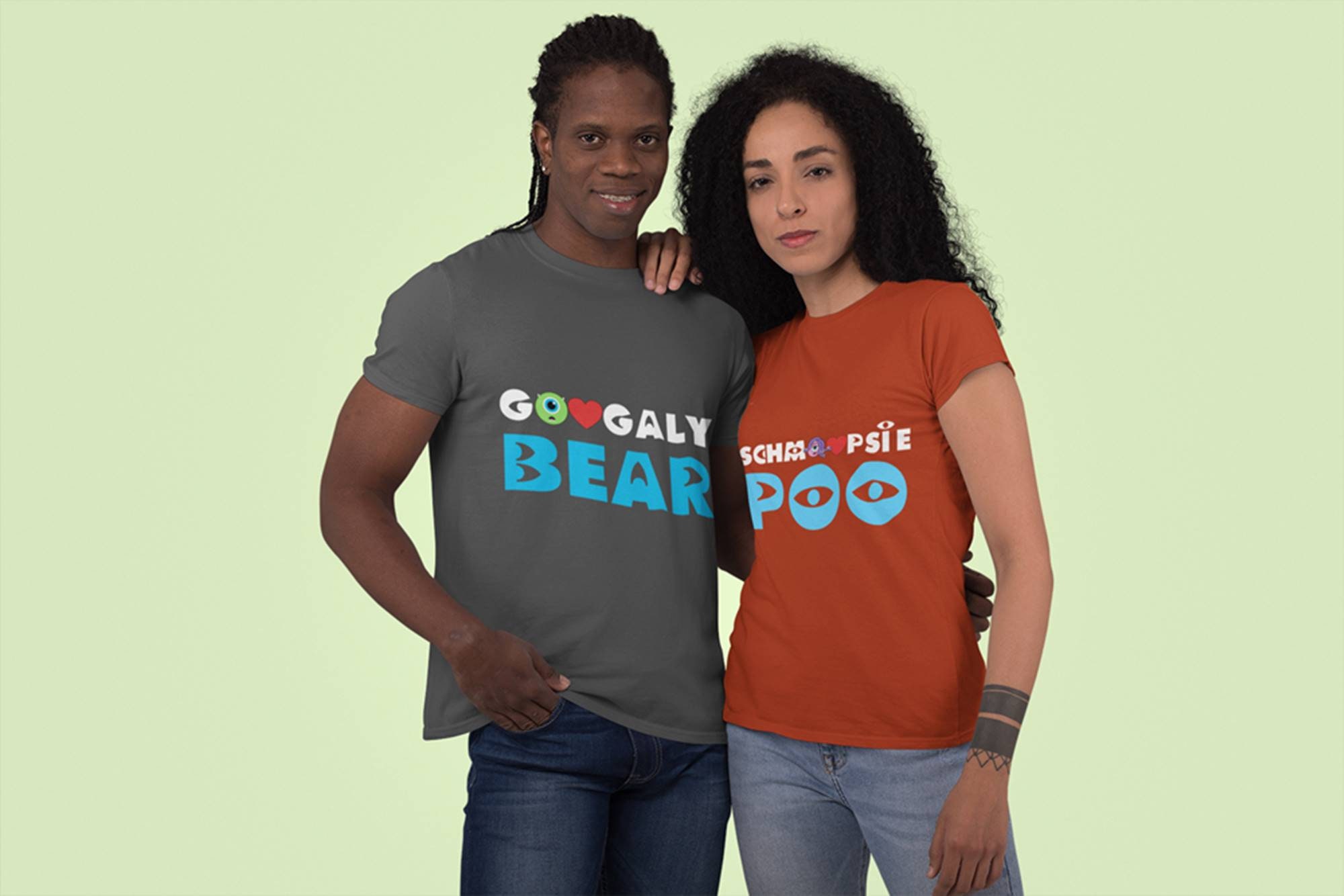 Monsters Inc Shirt, Googly Bear and Schmoopsie Poo Couple Shirts sold ...