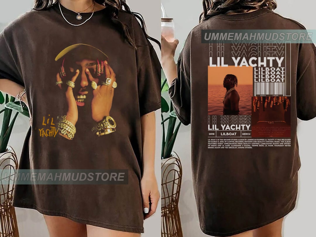 Lil Yachty Rap Vintage Shirt, Lil Boat Album 2 Side Sweatshirt, Lil ...