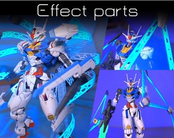 Painted Bandai HG 1/144 gundam Aerial Rebuild - Etsy