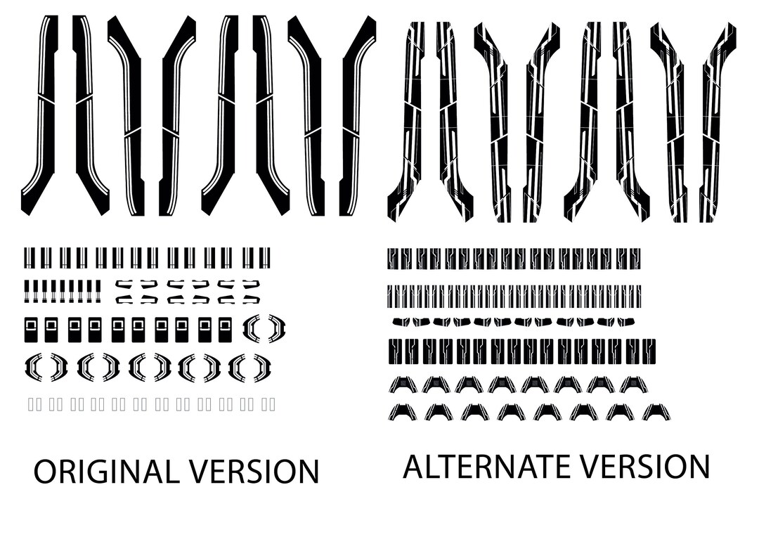 Bonus Alternate Pattern HG 1/144 Gundam Schwarzette Ready to - Etsy
