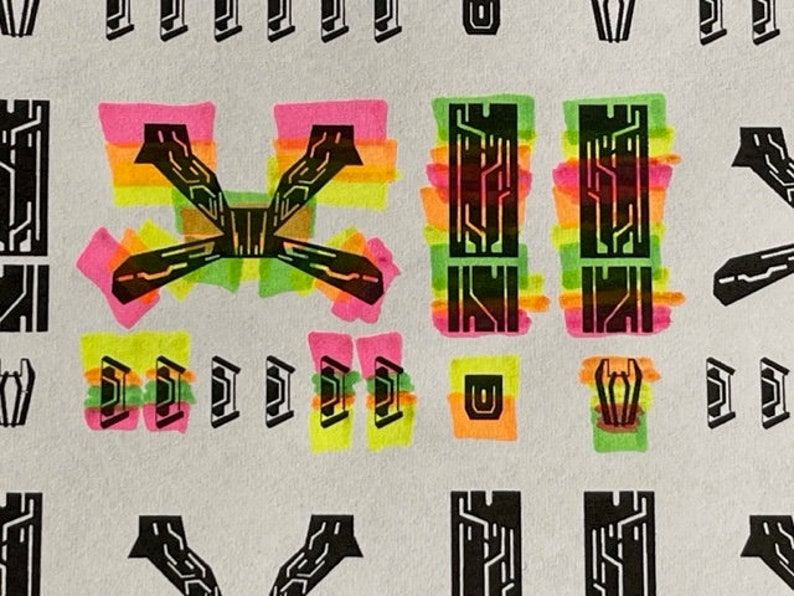 HG 1/144 Gundam Calibarn Ready to Print UV Effect Template High Quality ...