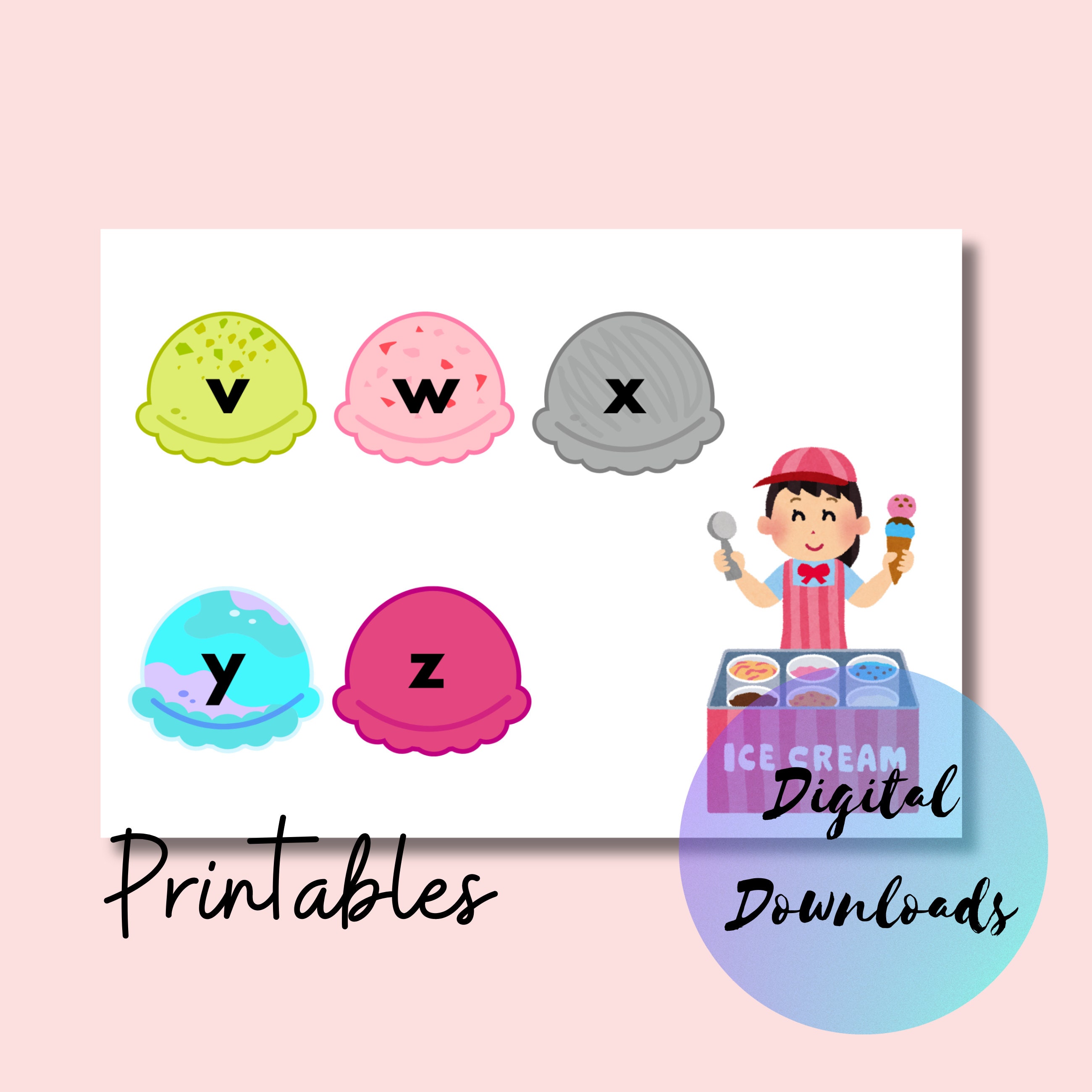 Letter Matching, Alphabet Worksheet, Upper and Lower Case Letters ...